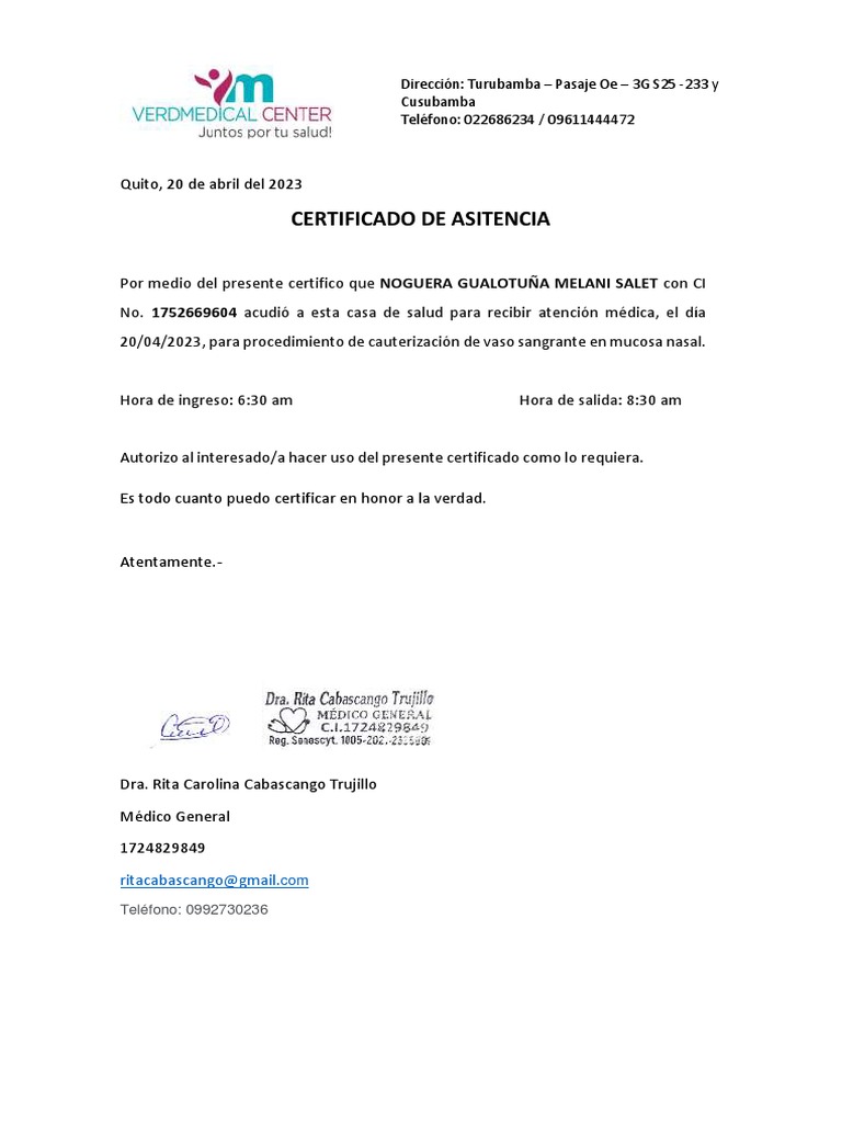 Certificado de Asistencia PDF | PDF