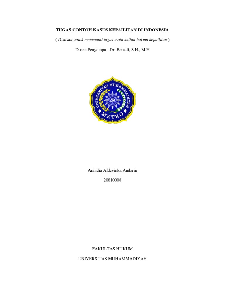 Kasus Kepailitan PT. Bina Karya dan CMNC | PDF | Bisnis | Pengelolaan Keuangan & Uang