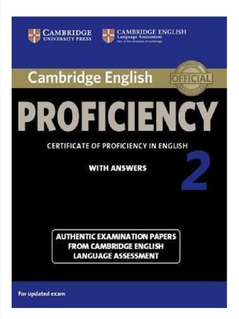 Cambridge English Proficiency Cpe 2 PDF | PDF