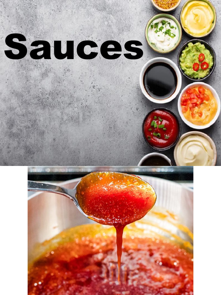 Sauces | PDF | Sauce | Cuisine