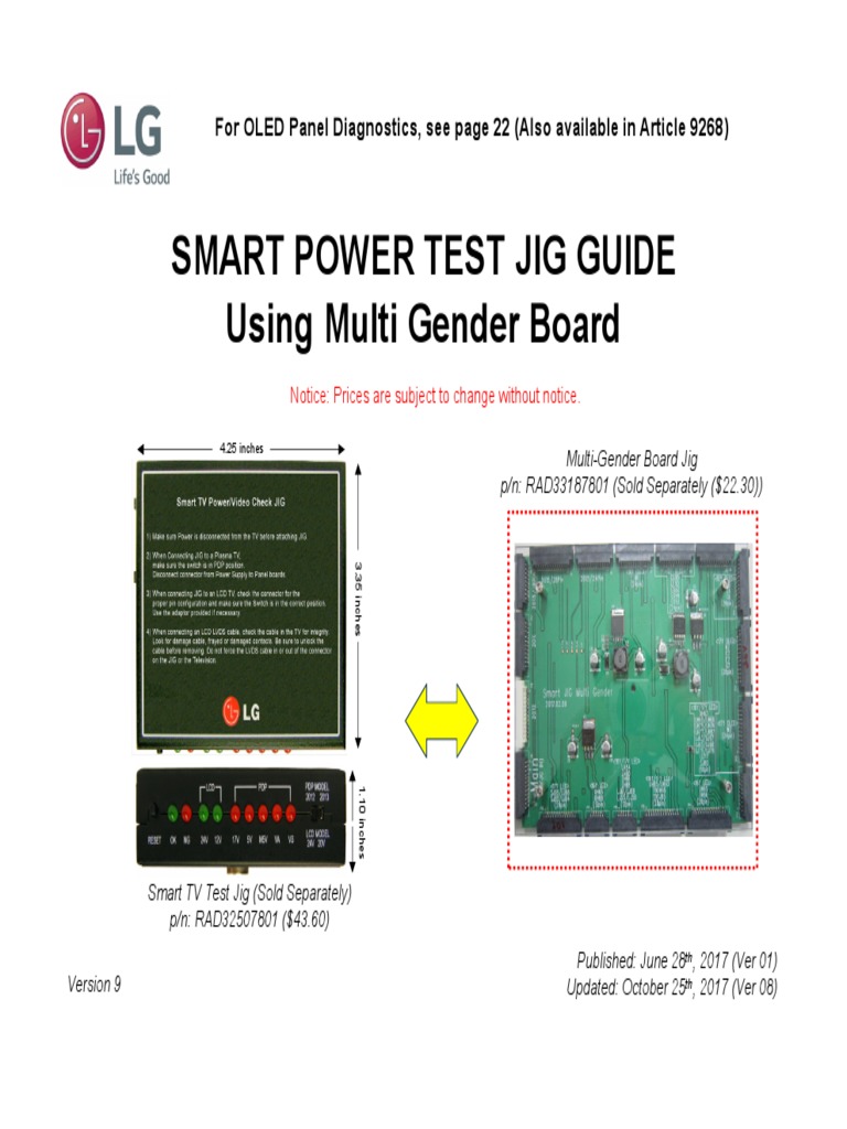 Módulo LG para Análisis de Fuentes LED, OLED y Panel OLED | PDF | Power ...