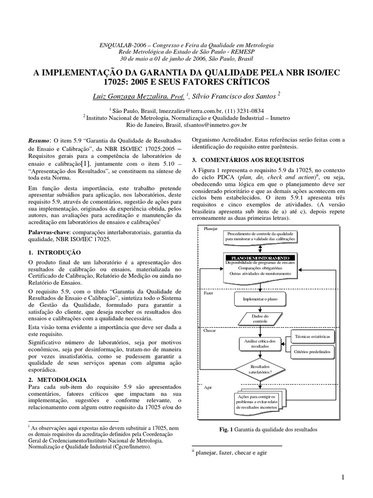 Uso Da Estatística Como Ferramenta para Determinar A Periodicidade Das ...