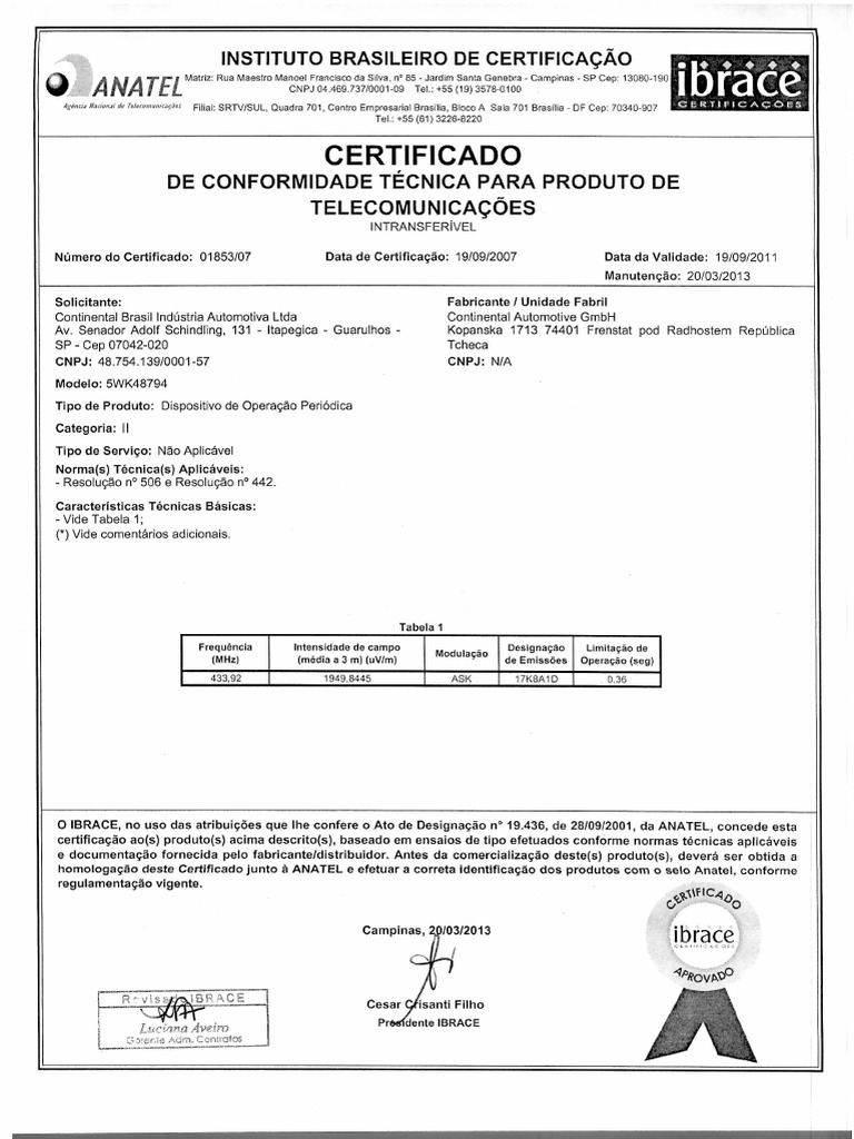 Certificado-de-Conformidade-Tecnica-M1.pdf | PDF