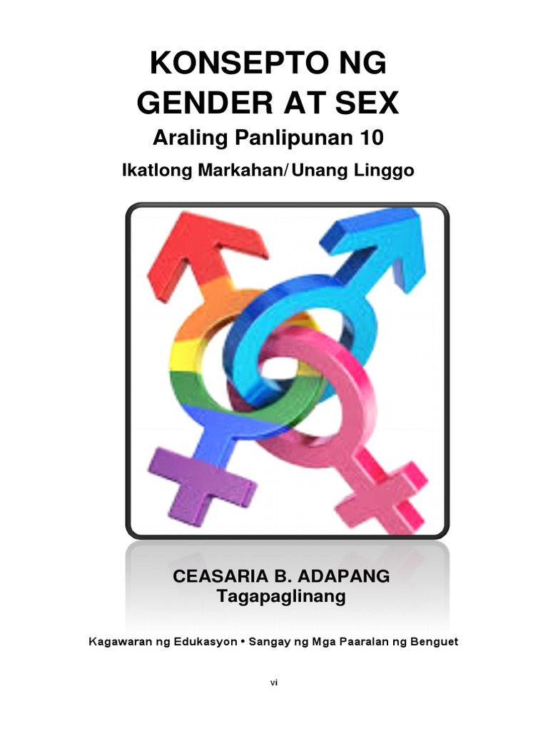 Ap10 Q3 W1 Konsepto Ng Gender At Sex Adapang Benguet V3 Pdf
