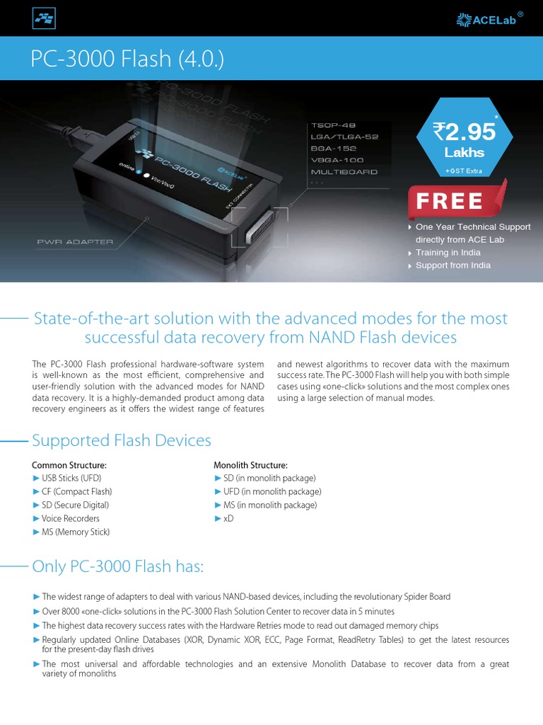 PC-3000-Flash (4.0) Russia | PDF | Flash Memory | Usb Flash Drive