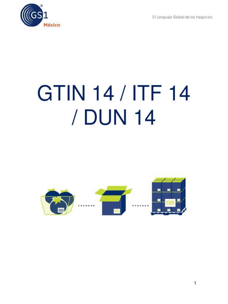 Gtin 14 - GS1 Mex | PDF | Informática