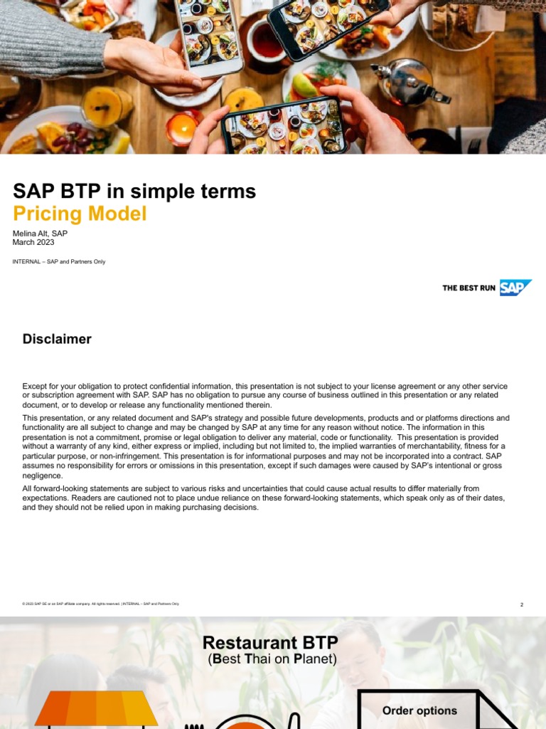 Simpleterms BTP PricingModel PDF | PDF | Cloud Computing | Mobile App