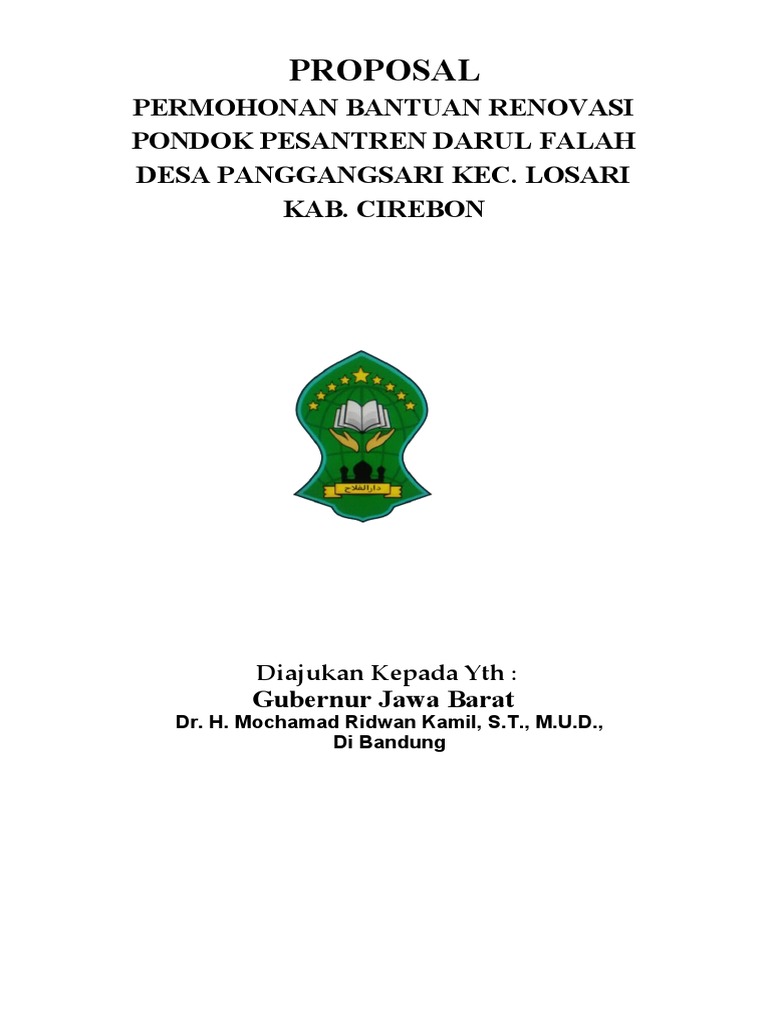 PROPOSAL Bpk. Presiden RI | PDF | Kesehatan Holistik