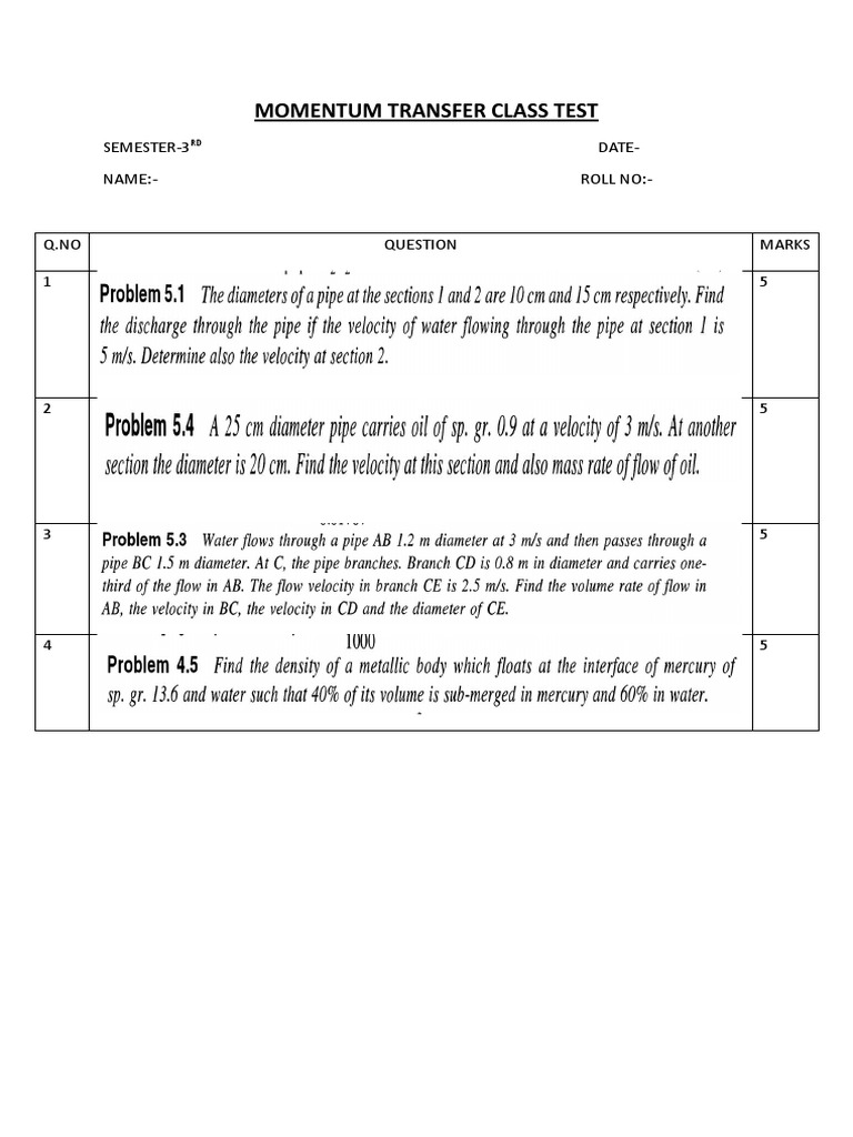 Momentum Transfer | PDF