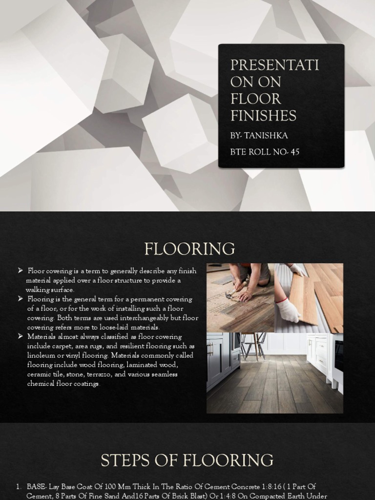 PRESENTATION ON FLOOR FINISHES (TANISHKA) - Converted-Compressed PDF ...