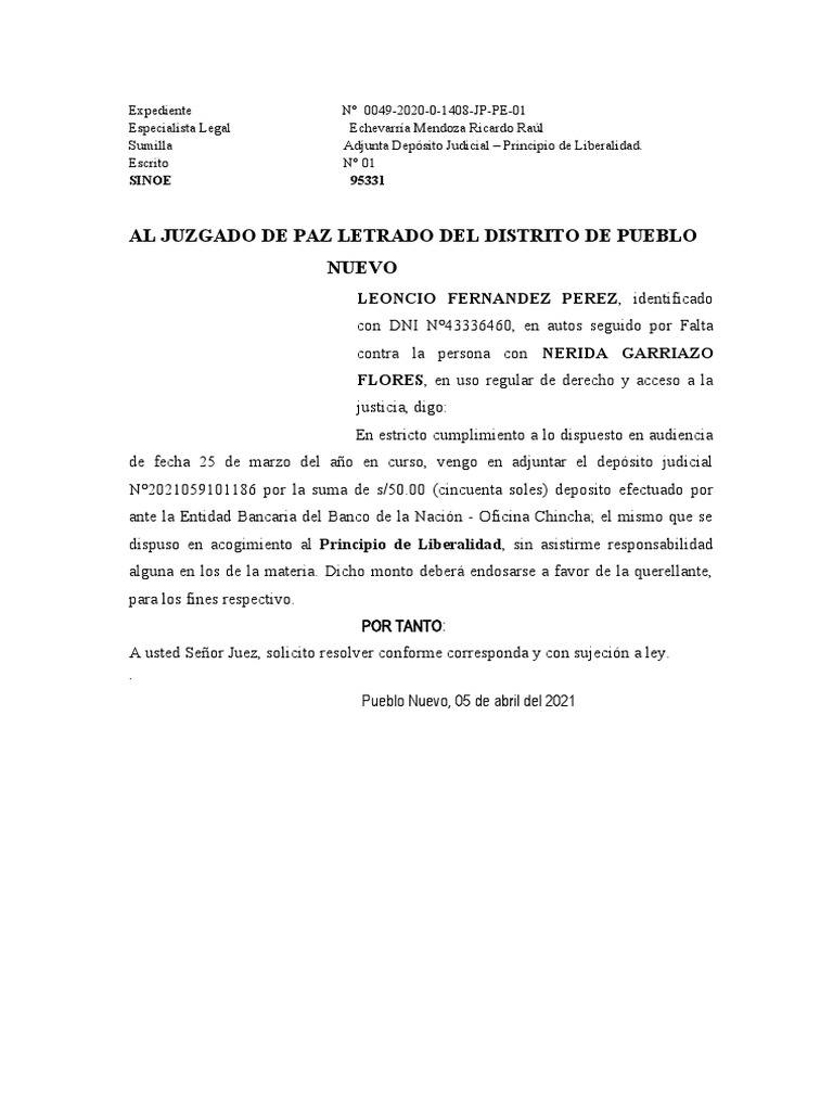 Zosimo Jaime Dictar Sentencia | PDF | Sentencia (ley) | Justicia