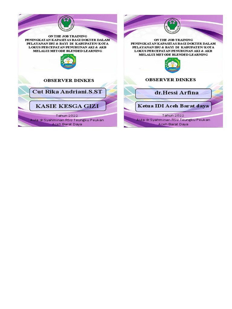 BED NAMA Acara | PDF | Karier & Perkembangan | Bisnis