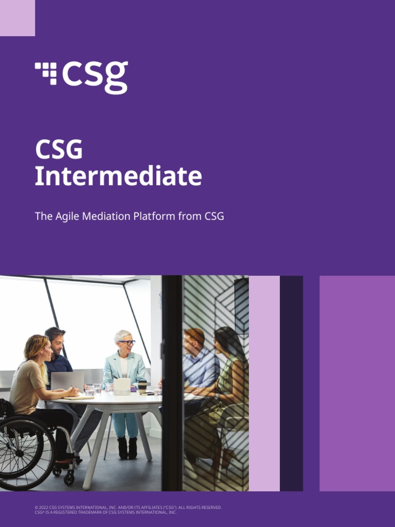 CSG Intermediate Brochure | PDF | Cloud Computing | Internet Of Things