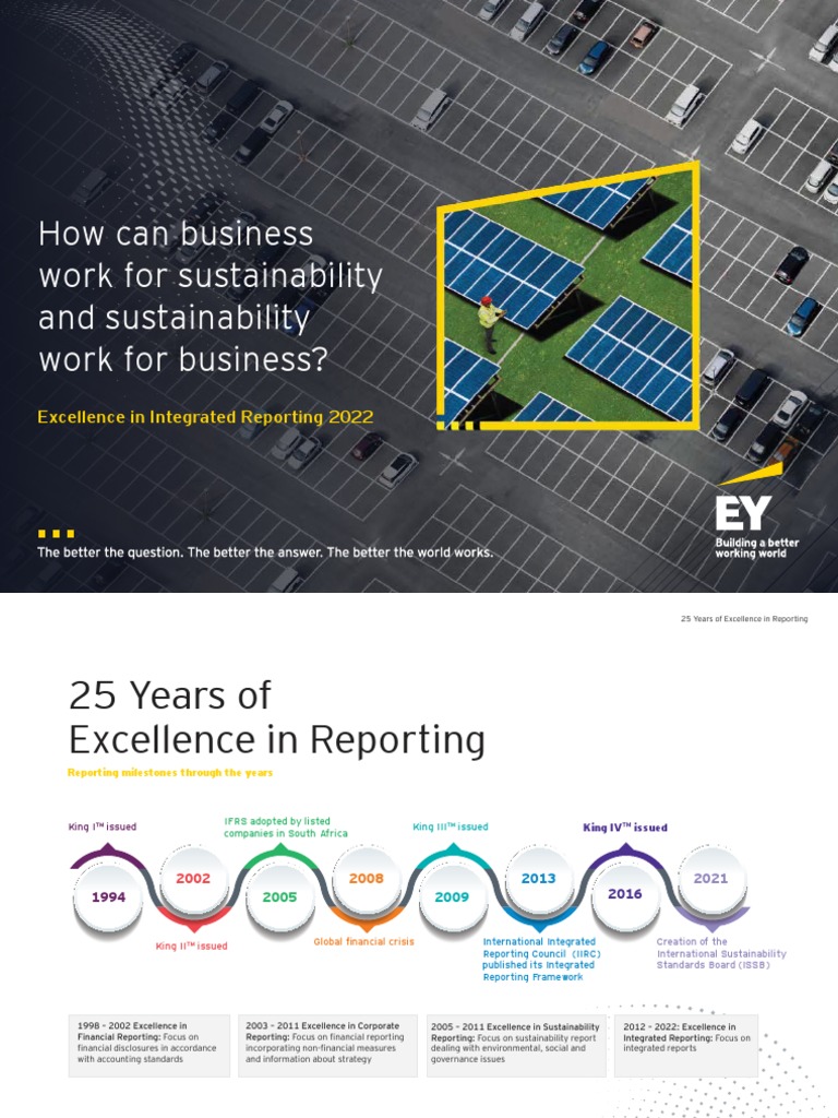 EY - Excellence in Integrated-Reporting - 2022 Report PDF | PDF ...