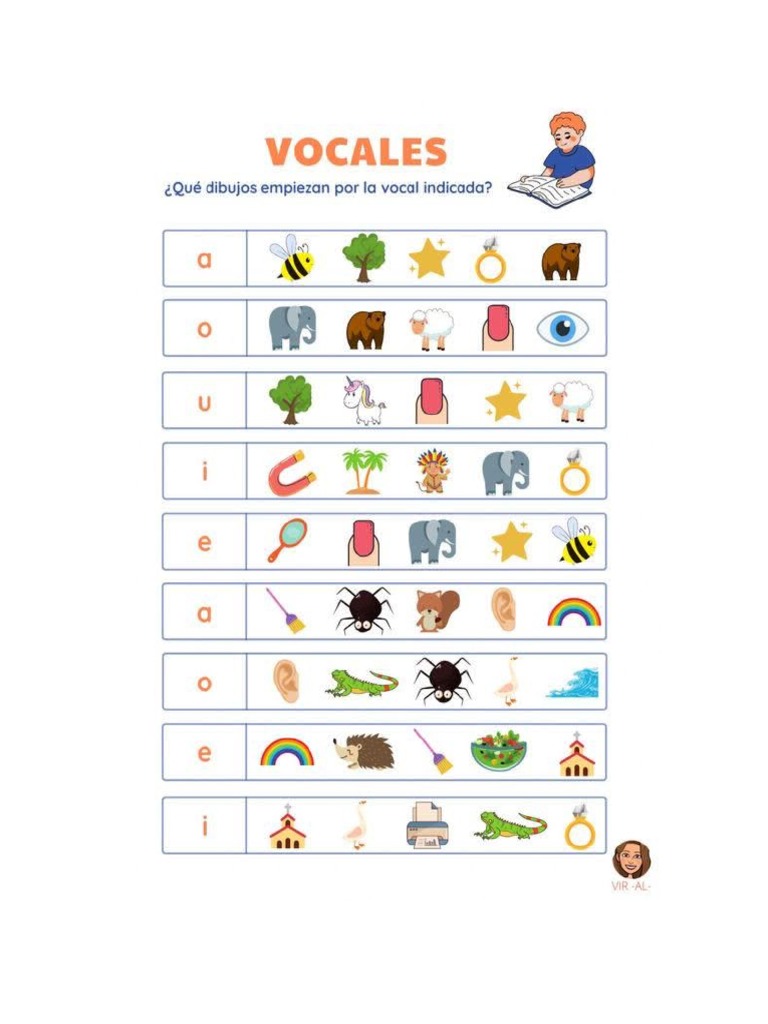 Actividad de Vocales | PDF