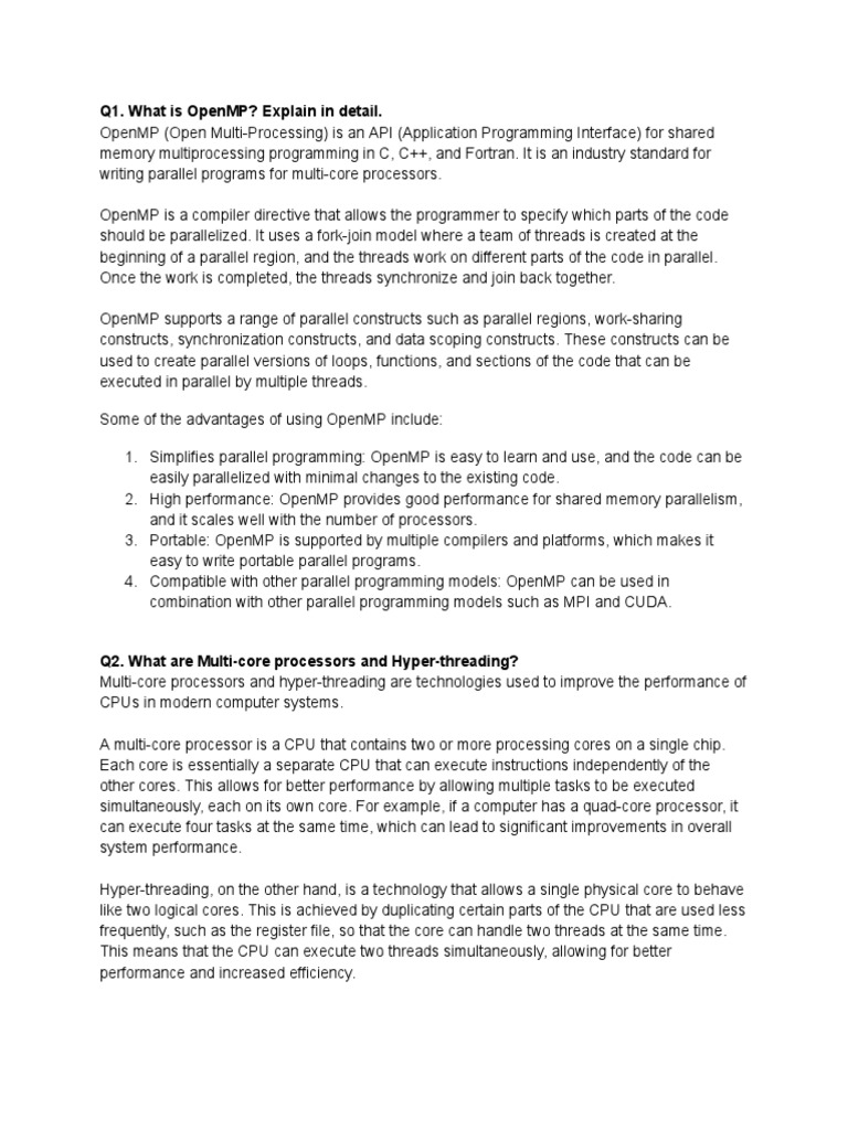 High Performance Computing-1 PDF | PDF | Parallel Computing | Graphics Processing Unit