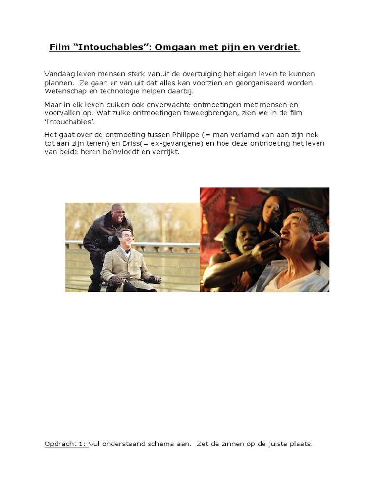 Les Intouchables Bespreking | PDF