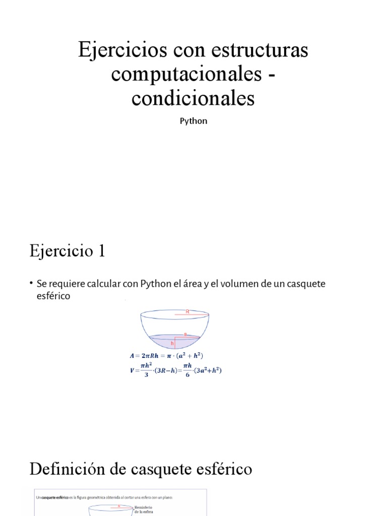 Programa en Python para calcular áreas y volúmenes de figuras ...