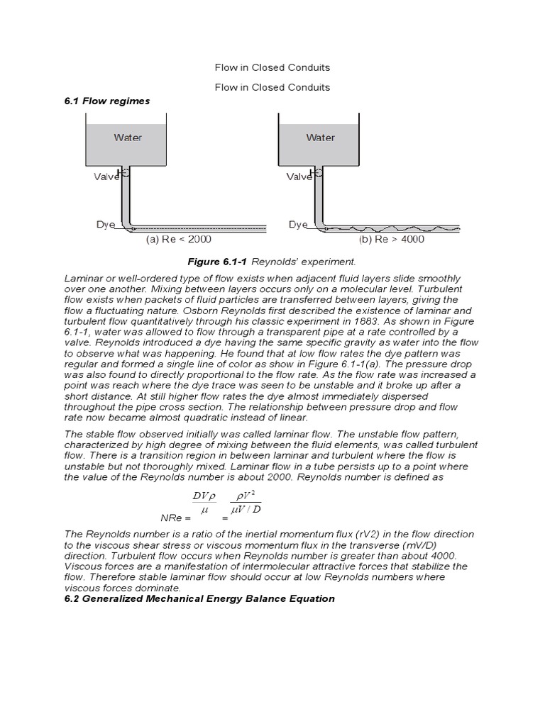 Flow in Closed Conduits IM | PDF | Fluid Dynamics | Reynolds Number