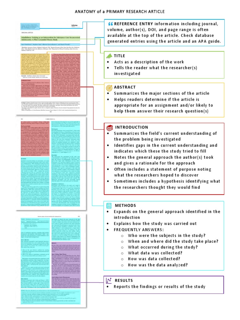 Article Anatomy | PDF | Hypothesis | Scientific Method