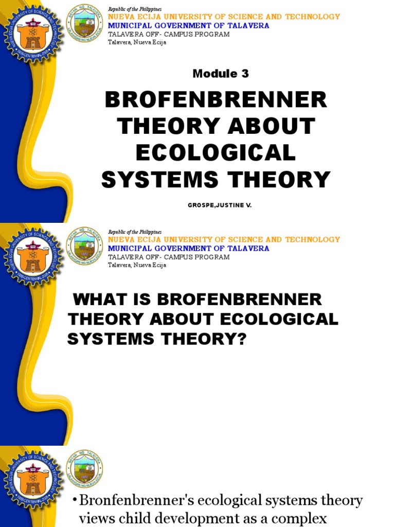 1 Bronfenbrenner Theory | PDF