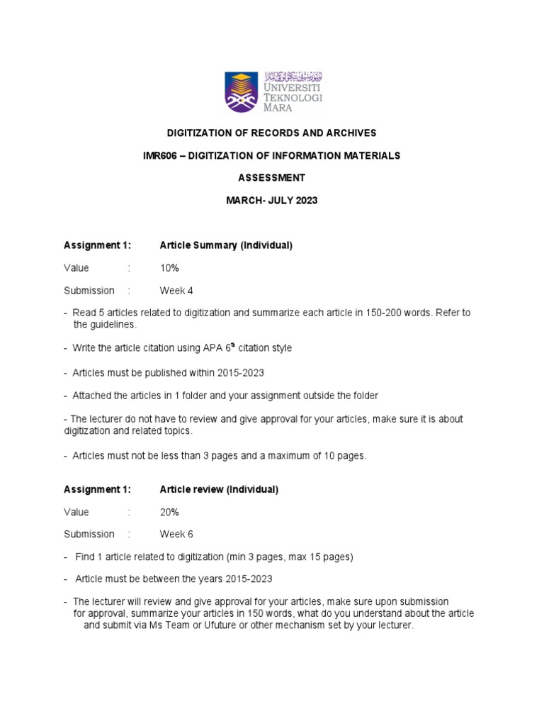 DIGITIZATION OF RECORDS AND ARCHIVES: ARTICLES AND CASE STUDY | PDF | Computing | Information ...