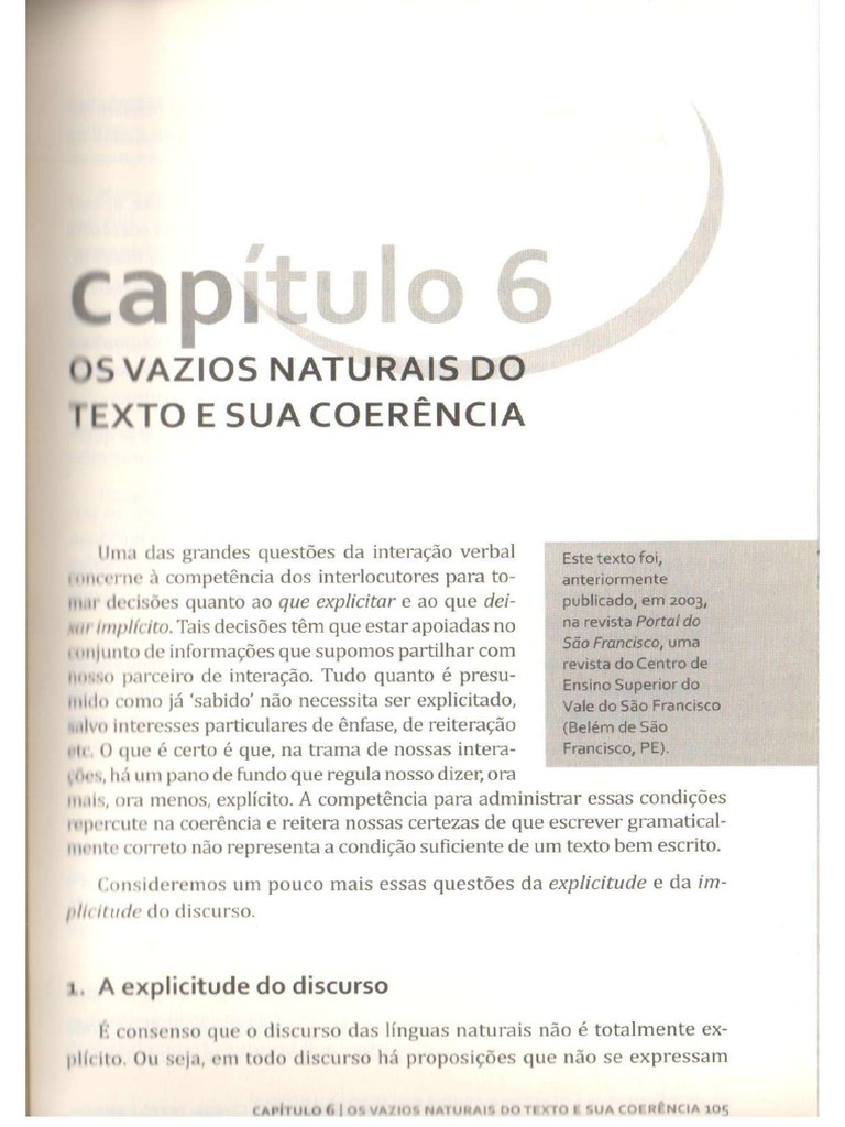 Língua, texto e ensino - Irandé Antunes - Capítulo 6 | PDF