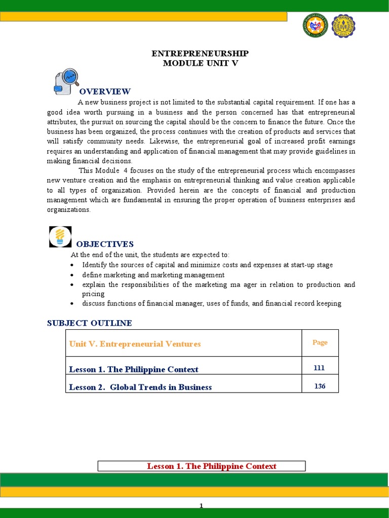 Entrep Mind Module 3 | PDF | Franchising | Entrepreneurship