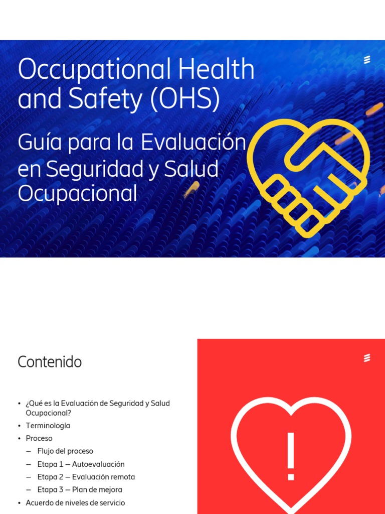 Supplier OHS Maturity Assessment Completion Guide (Spanish Language ...