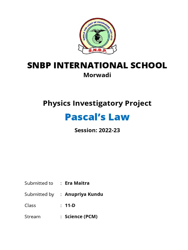 SNBP Internationl School-1 | PDF | Atmospheric Pressure | Nature