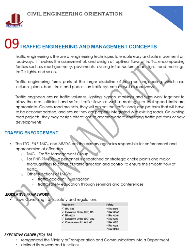 2022 Ceor Module 9 | PDF | Traffic | Road