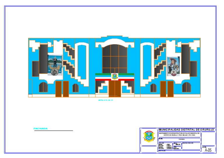 Plano Distribucion Palacio Municipal Fachada PDF | PDF