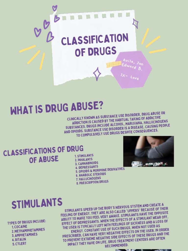 Classification of Drugs | PDF