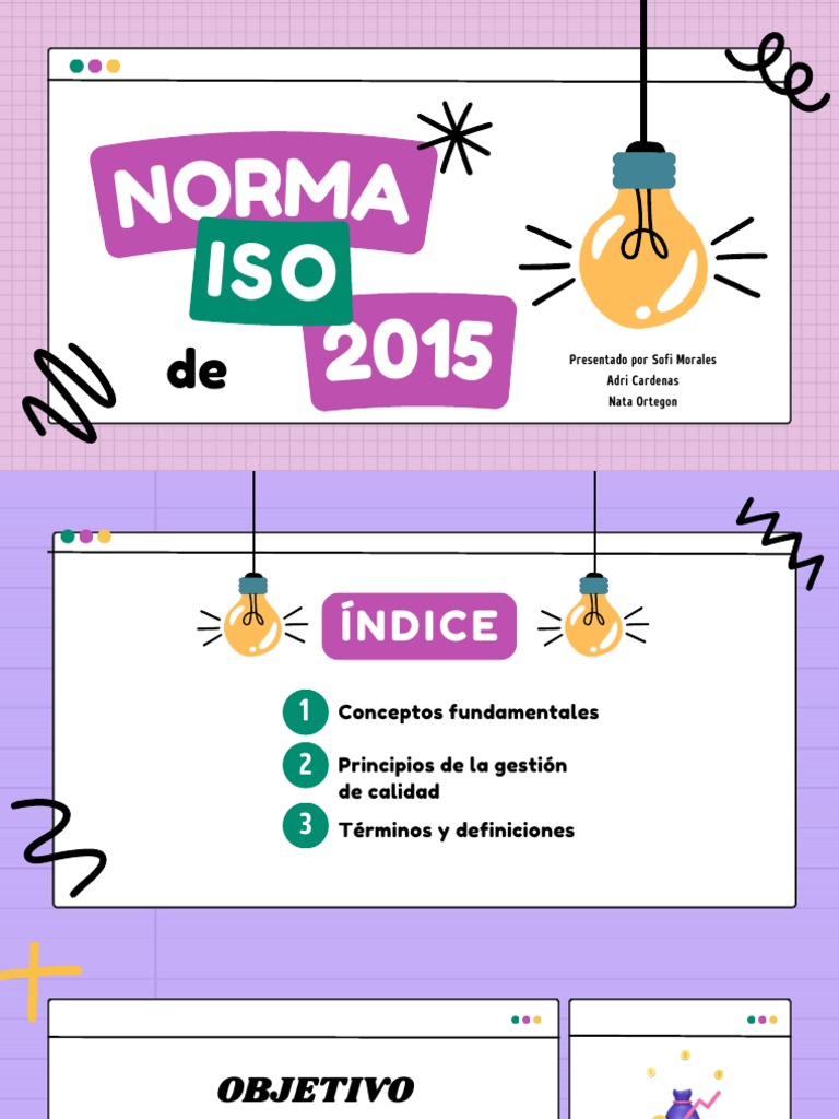 Presentación Norma ISO 9000 de 2015 | PDF | Calidad (comercial) | Iso 9000