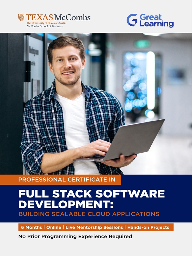 Full Stack Software Development Certificate Program | PDF | Java Script | Educational Technology