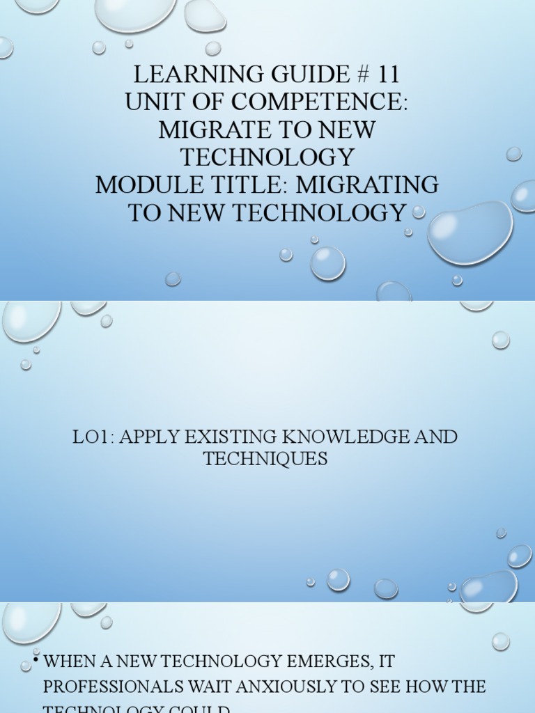 Migrate New Technology | PDF | Strategic Management | Automation