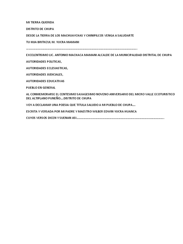 Mi Tierra Querida | PDF