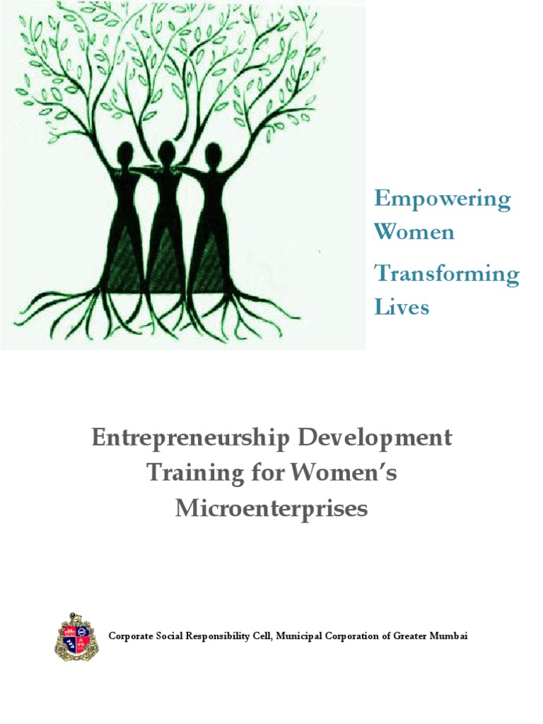 Proposal - Entrepreneurship Development For Women's Microenterprises ...