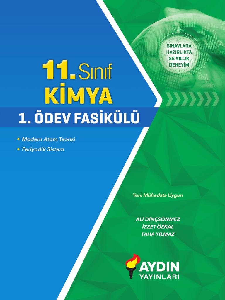 11 Sinif Kimya 1. Odev fasikulu-AydinYayinlari PDF | PDF