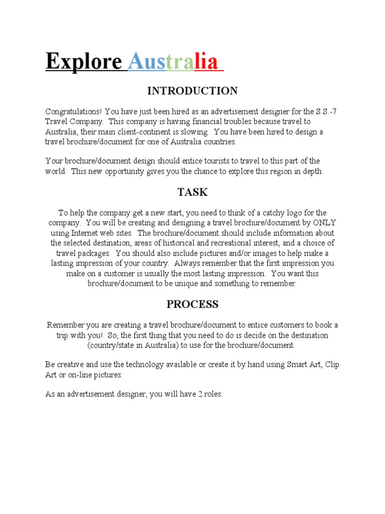 Project Exploring Australia | PDF | New South Wales