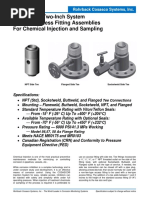 Retractable Injection/Sampling Tube Assemblies: Model 6330 | PDF | Pipe ...