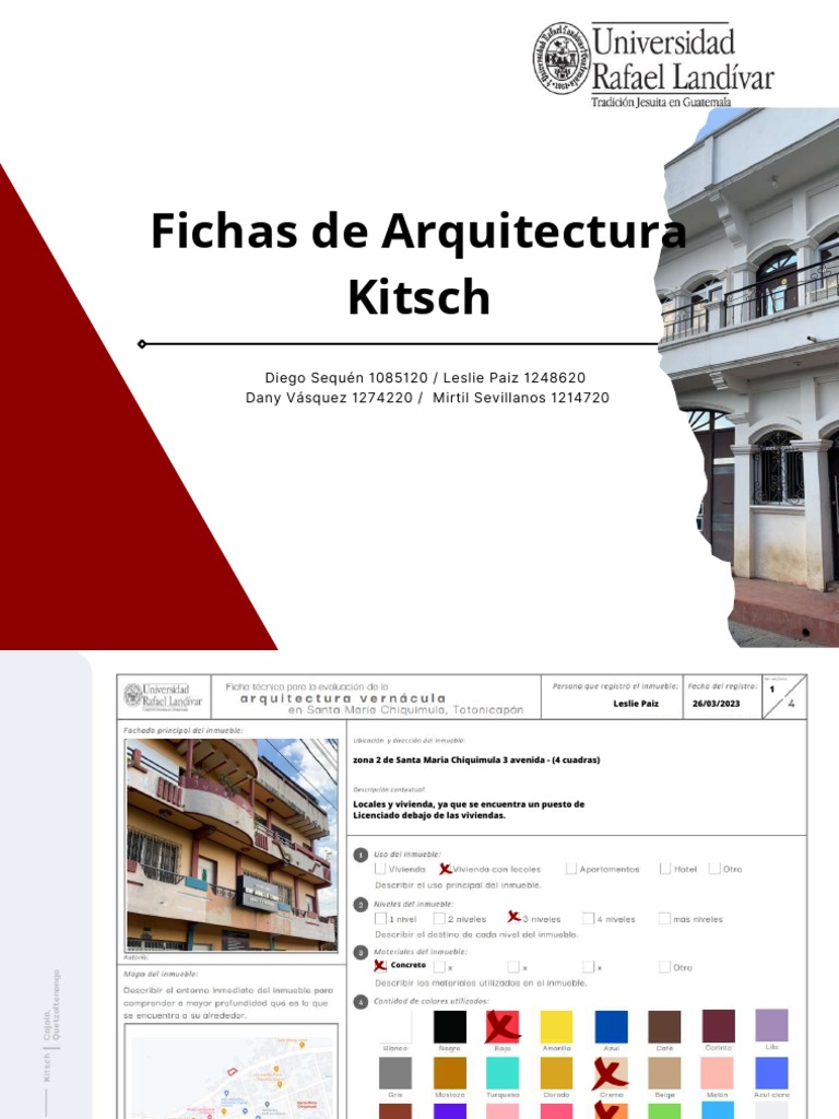 Fichas Arq. Kitsch - Compressed PDF | PDF | Color | Simetría
