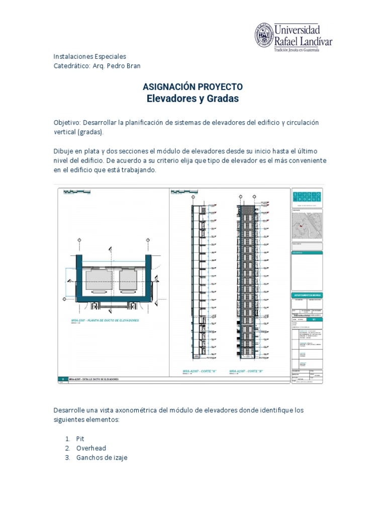 Asignación Elevadores y Gradas PDF | PDF | Informática