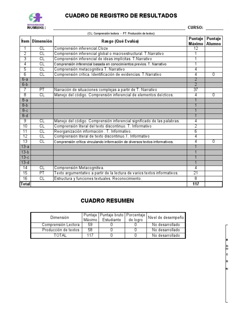 Corrección CL-PT 6 Listo | PDF | Comprensión lectora | Literatura