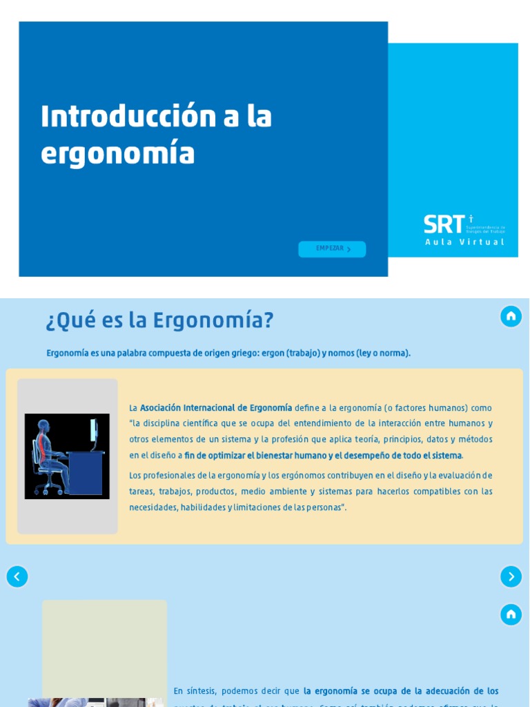 Introducción A La Ergonomía Pdf