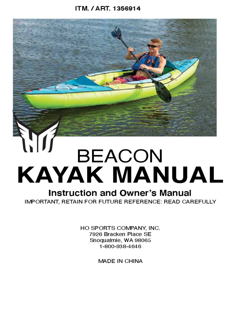Manual Kayak - 2 | PDF | Manufactured Goods