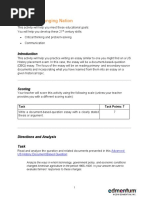 APUSH DBQ Outline Template | PDF