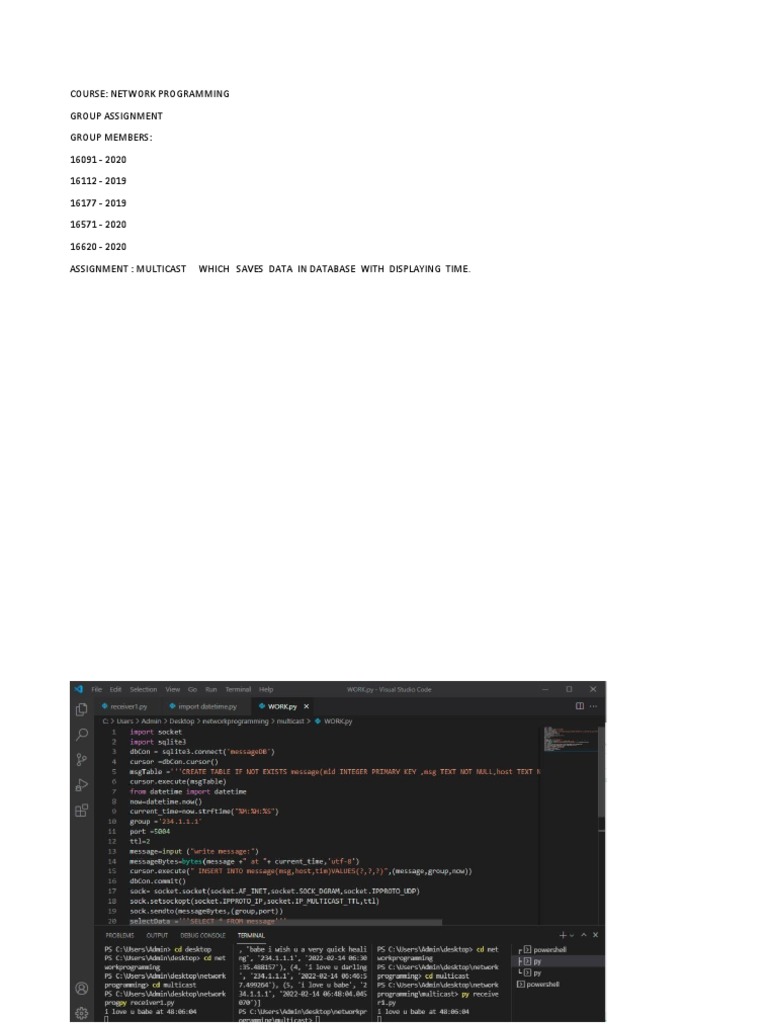 Assin Work | PDF | Computers