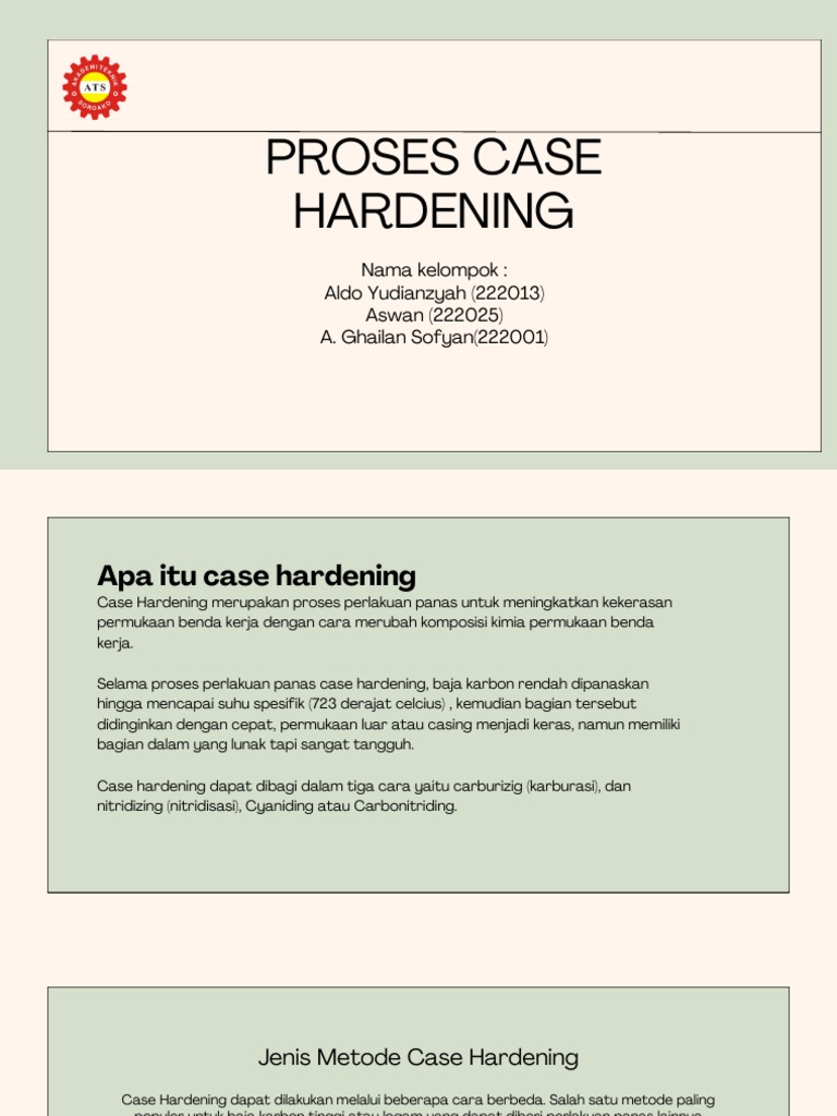 Proses Case Hardening | PDF