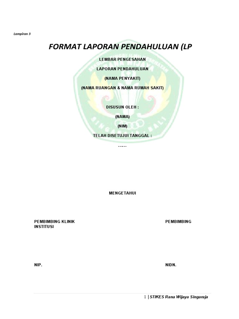 LP ASKEP DHF - For Merge | PDF